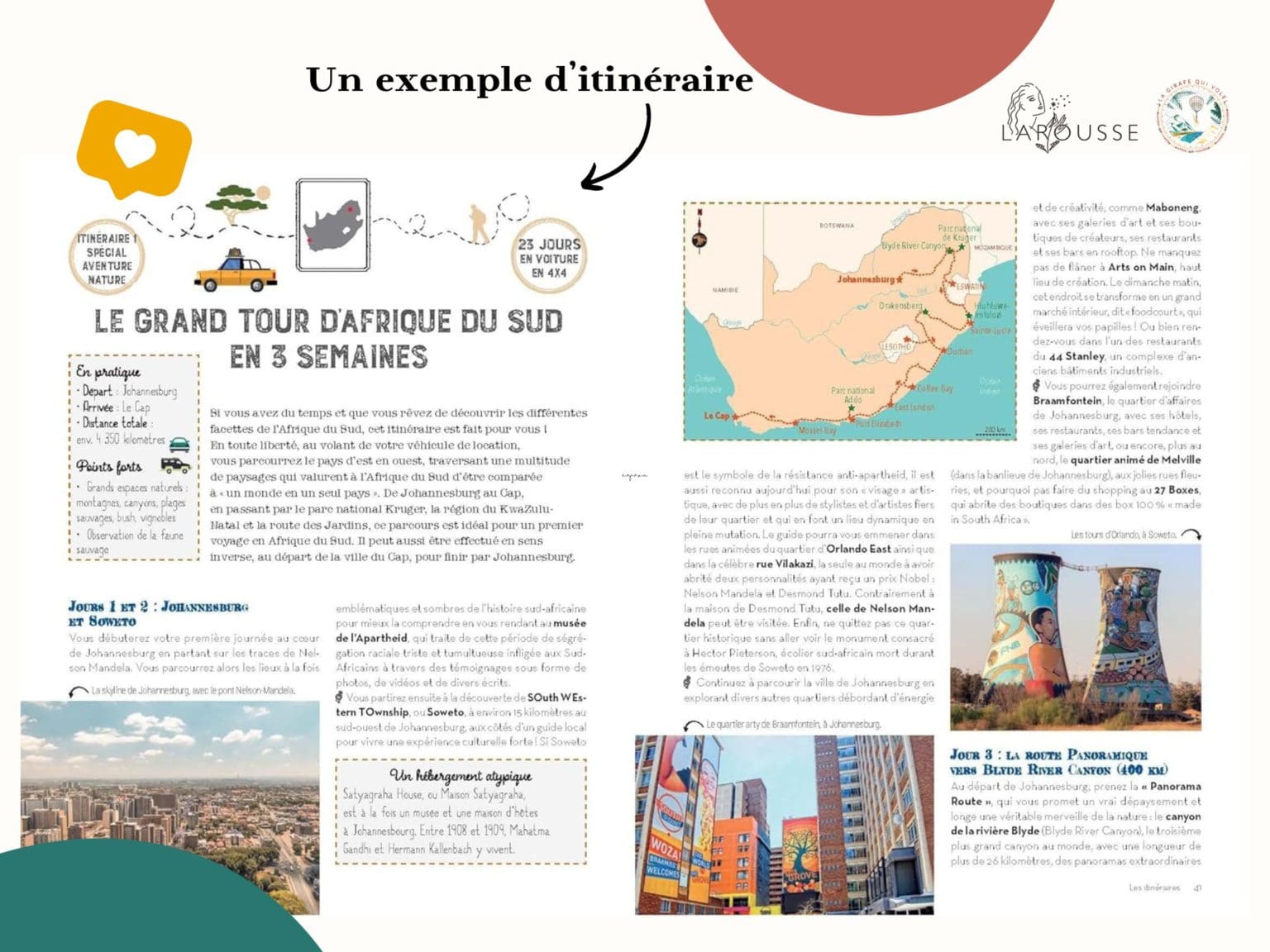 J'ai écrit un guide de voyage pratique sur l'Afrique du Sud